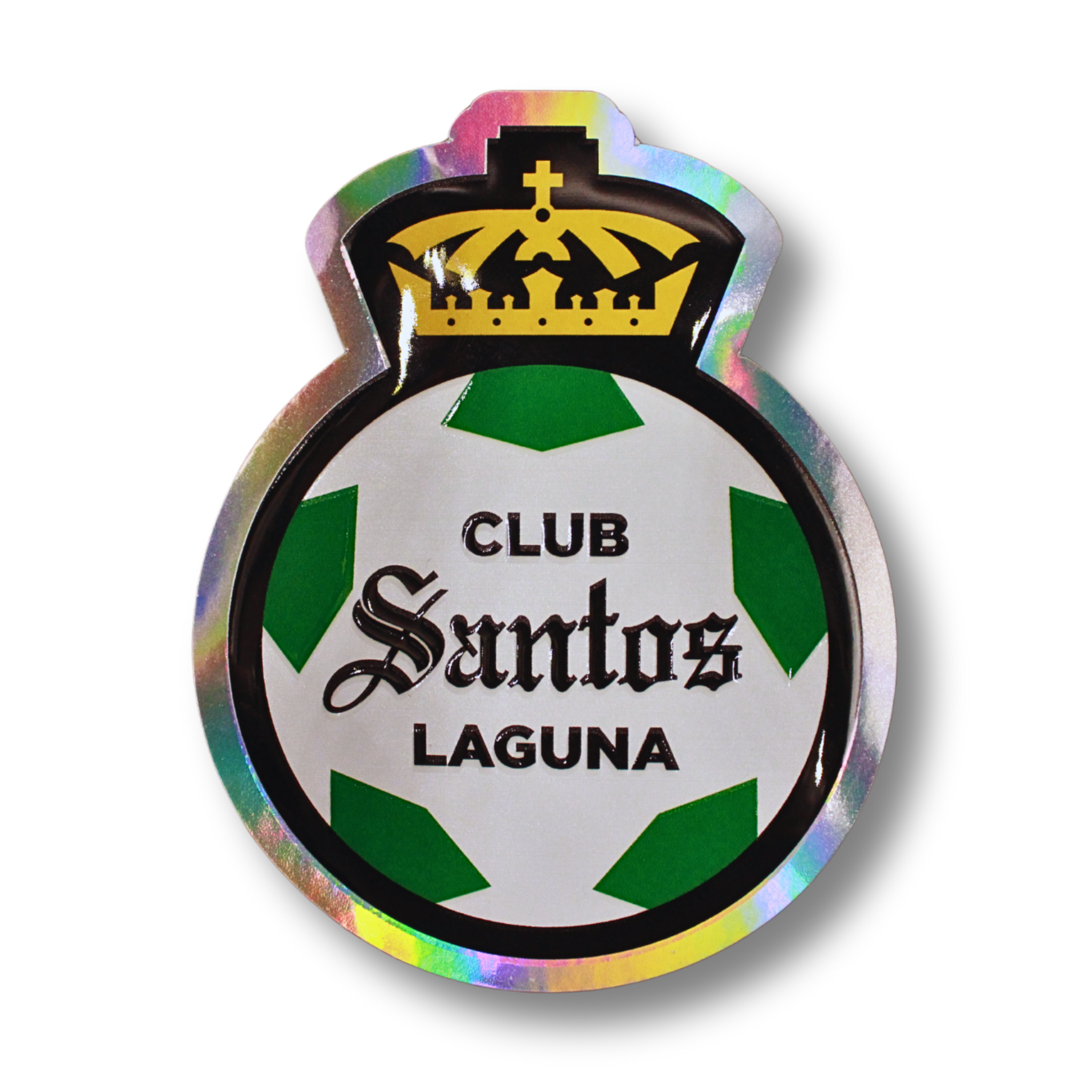 STICKER ESCUDO CSL EN VINIL HOLOGRÁFICO – SantosLaguna